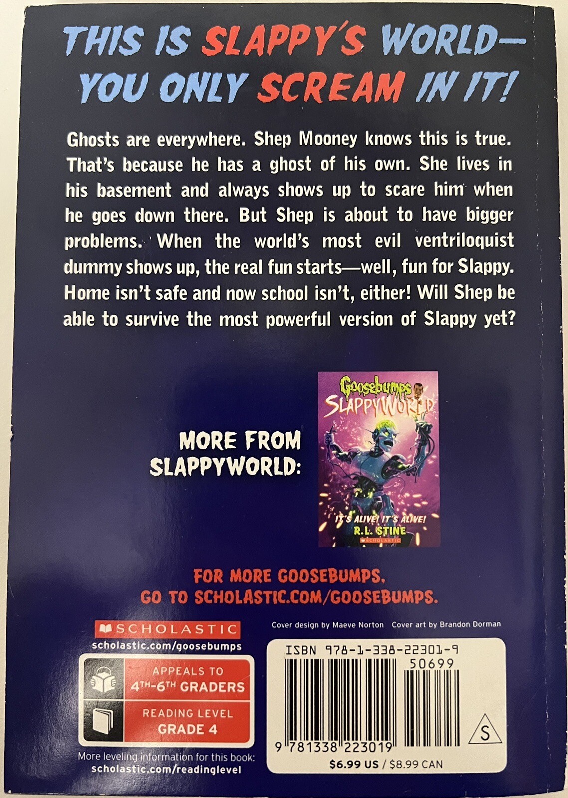 Goosebumps Slappyworld: The Ghost Of Slappy (2018, Paperback) R.L ...