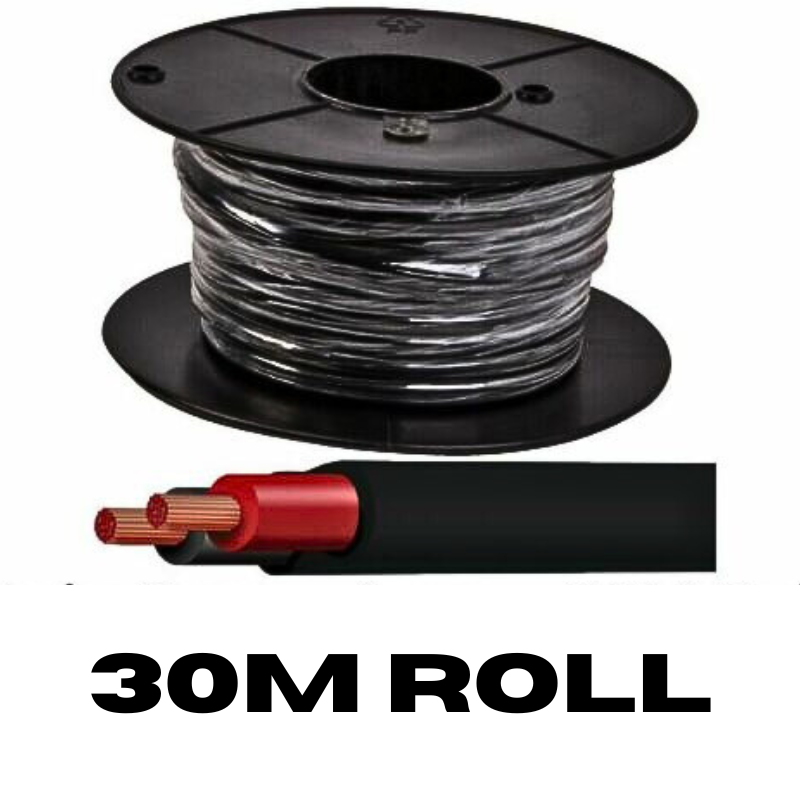 TYCAB 30m x 3 mm Twin core 16 Amp Auto cable dual sheath GP electrical ...