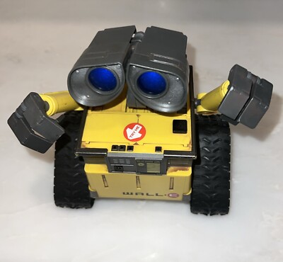 WALL E 2008 LARGE 10” Thinkway Toys ORIGINAL Working Tested U-Command ...
