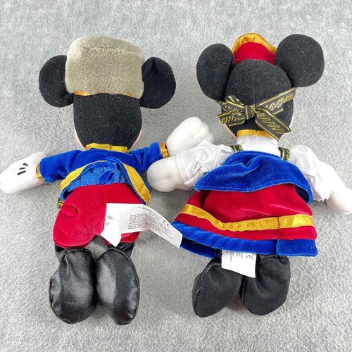 Disney Globe Trotting Russian Mickey and Minnie Mouse Bean Bag Plush ...