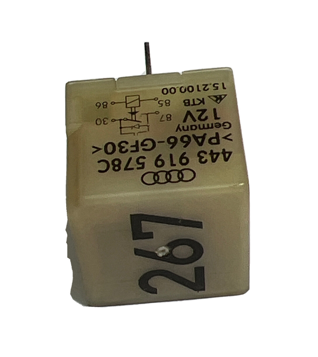 OEM AUDI AC CLUTCH CONTROL RELAY #267 443 919 578C, 443919578C, PA66 ...