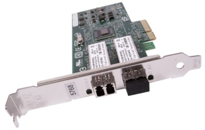 IBM Intel Pro 1000PF Dual Port Fiber Ethernet 46K6602 CPU-D51931 PCIe ...