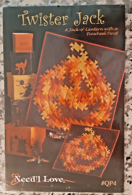 Need'l Love TWISTER JACK Quilt Pattern Sewing Craft Project (H) | eBay