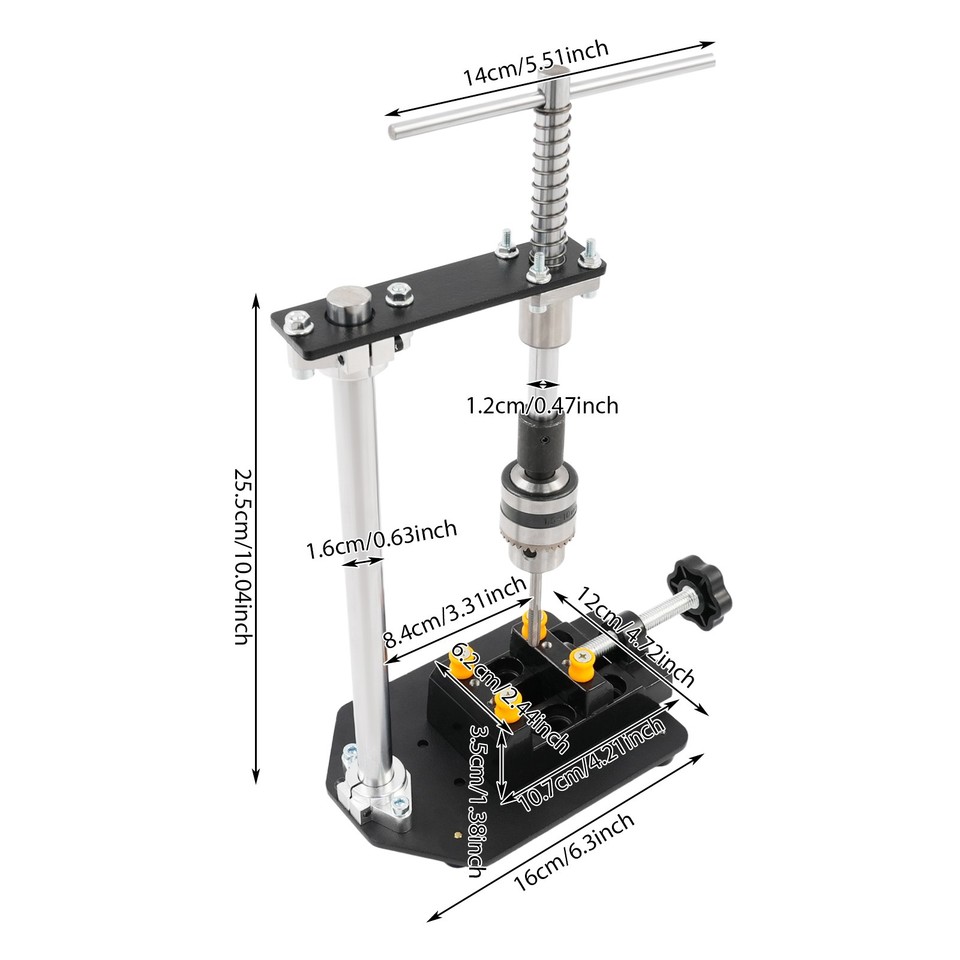 Manual Tapping Machine Desktop, Precision Hand Tapper, Vertical Tapping ...