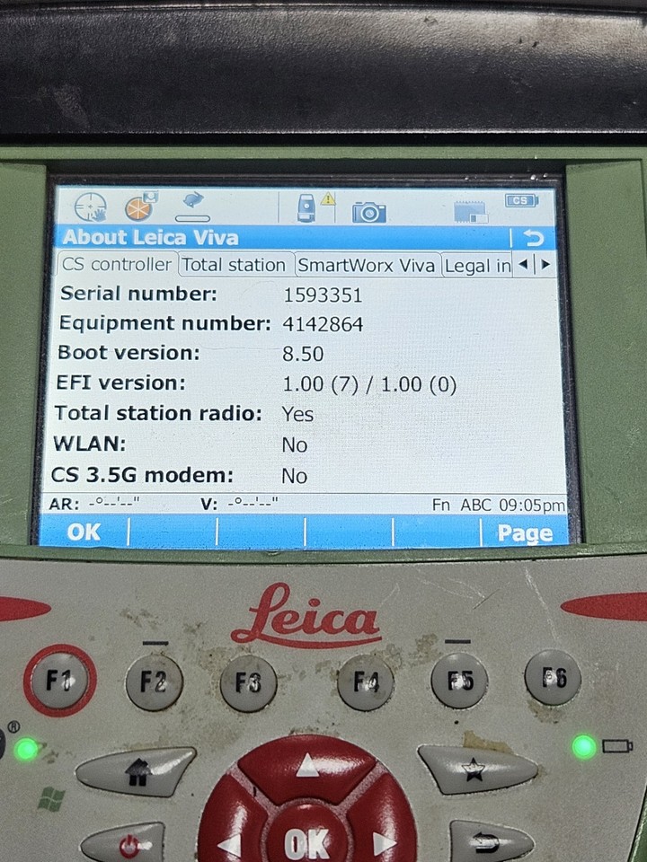 Leica CS15 GPS Robotic Total Station TPS Data Collector w/ Smartworx 8.5 | eBay