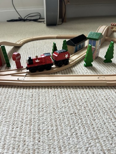 Brio & Thomas & Friends Wood Train Track With 50+Pieces James Train | eBay