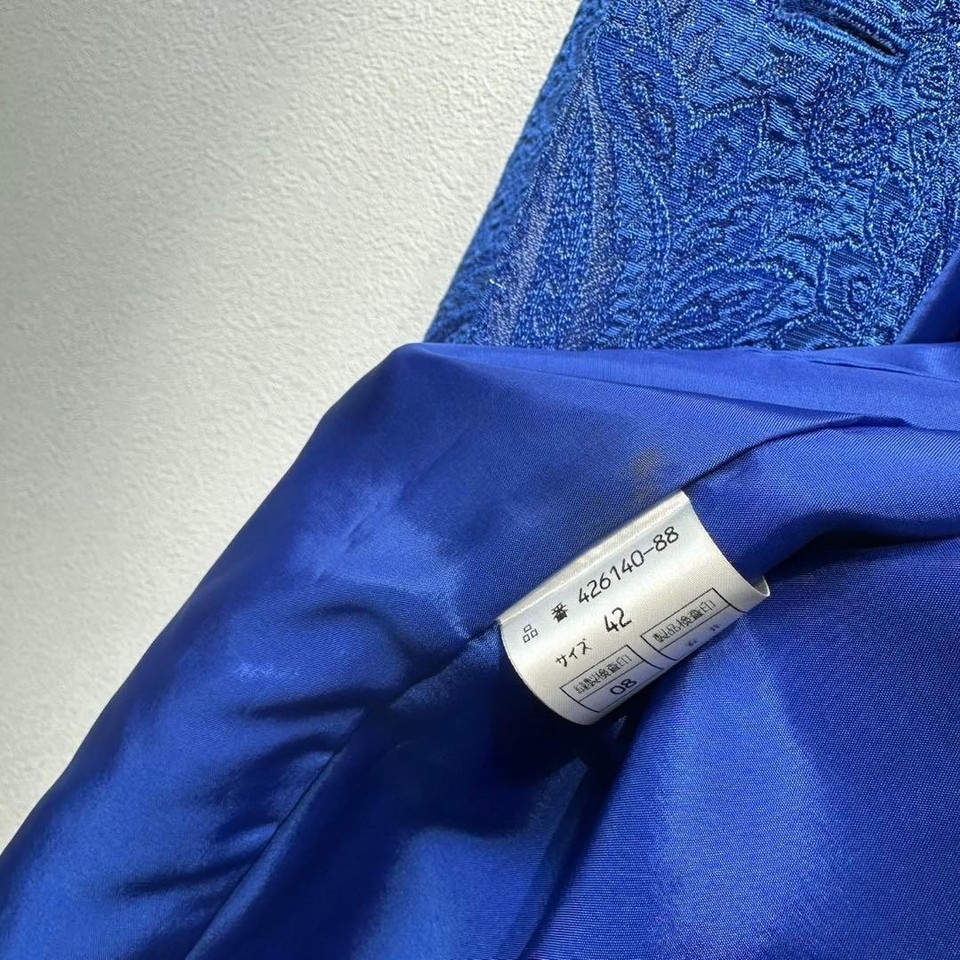 Givenchy Vintage 90's Lame Paisley Print Collarless Jacket Size 42 | eBay