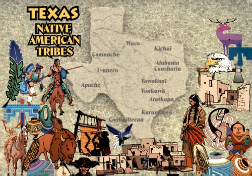 Texas Native American Tribes, Heritage & Diversity Postcard | eBay
