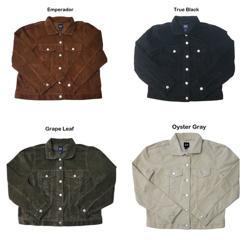 Gap Women's Classic Fit Chest & Welt Pockets Corduroy Long Sleeve ...