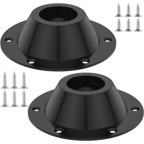 2Pcs RV Table Bases Aluminium Floor Fixed Mount Pedestal Replace Parts ...