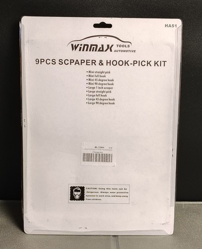 Winmax Tools Automotive 9pcs Scraper Hook And Pick Kit | eBay