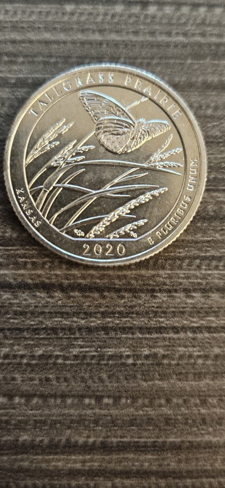 2020 W Tallgrass Prairie West Point V75 Quarter Dollar with Doubling On ...