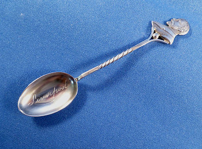 LIVERPOOL FIGURAL STERLING SOUVENIR SPOON | eBay