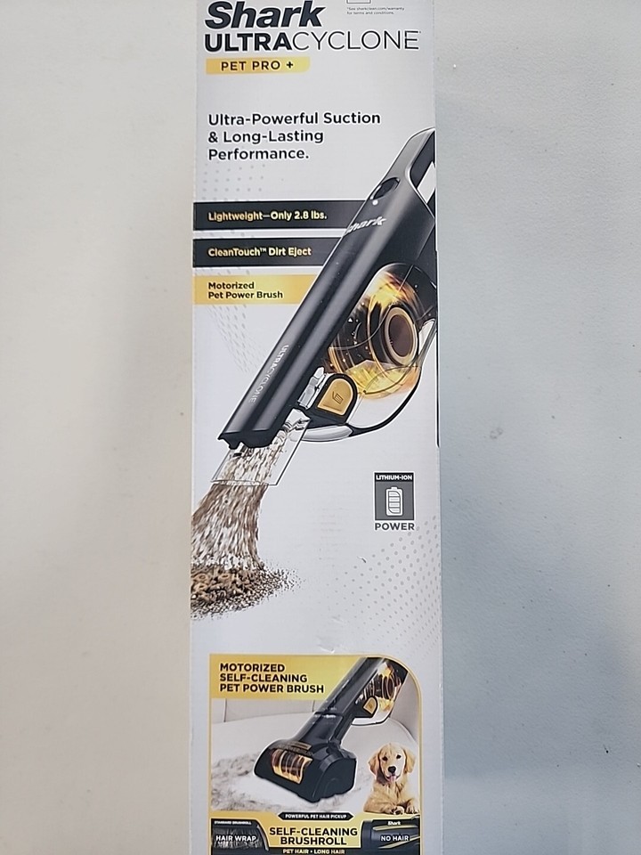 Shark Cordless Handheld Vacuum UltraCyclone Pet Pro Plus CH951 *NEW ...
