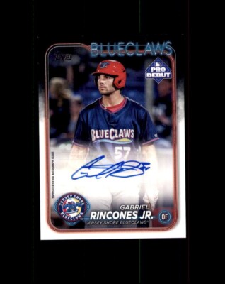 2024 Topps Pro Debut Gabriel Rincones Jr. Autographs Auto #PD-54 | eBay