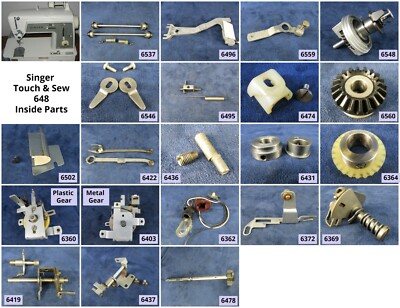 Singer Sewing Machine 648 Touch & Sew Choose Your Parts! Free Ship Over ...
