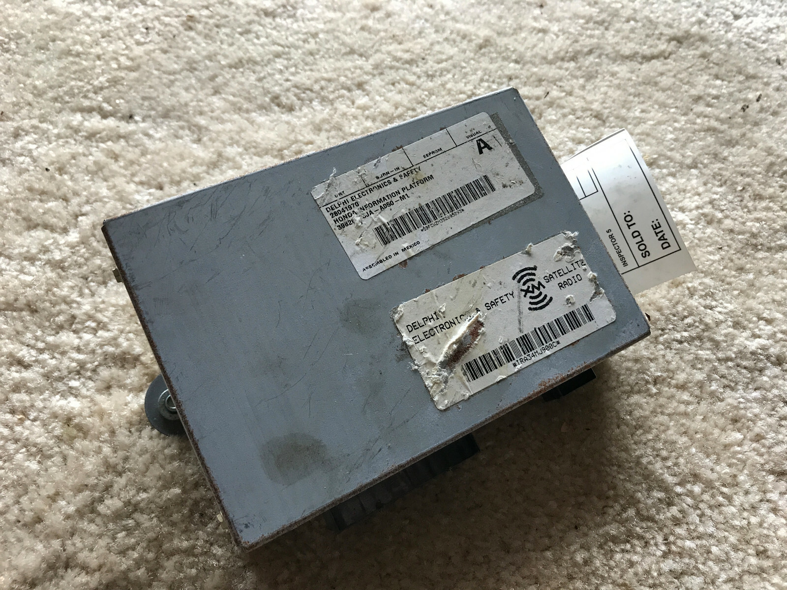 2005-08 Acura RL Satellite Radio Control XM Module 39820-SJA-A050 ...