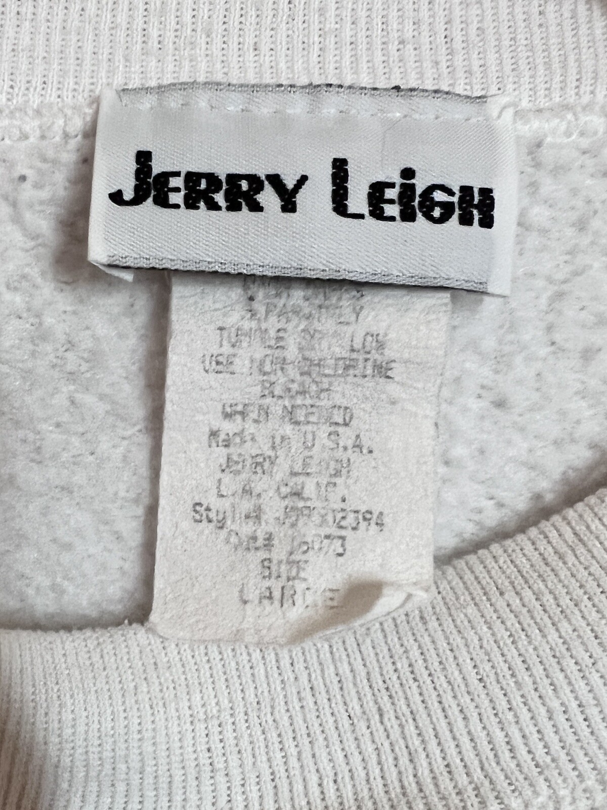 VTG Looney Tunes Sweatshirt Jerry Leigh Warner Bros 90s Bugs Bunny ...