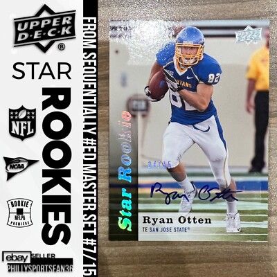 2013 Ryan Otten Upper Deck Star Rookie Autograph Auto RC #184 07/15 SSP ...
