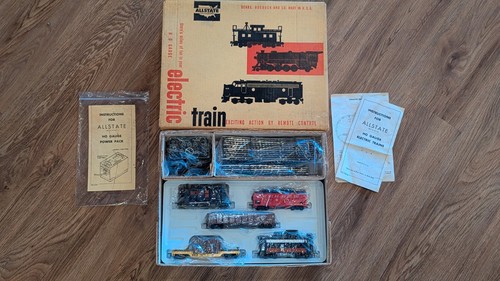 HO SCALE MARX ALLSTATE ELECTRIC TRAIN SET # 9862 SUPER NICE | eBay