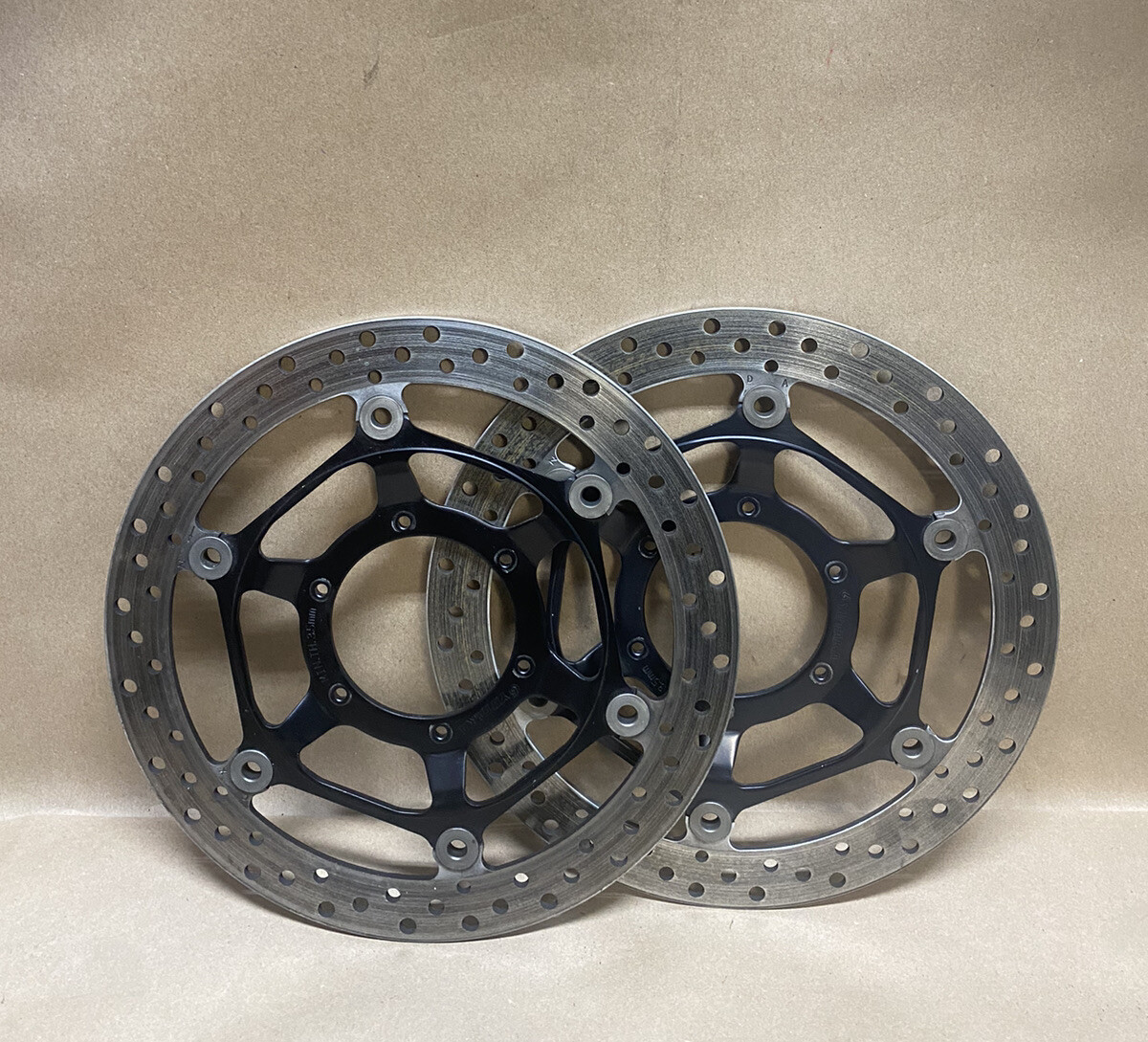 12-16 Honda Cbr1000rr Front Pair Set Left & Right Brake Disc Rotor OEM ...
