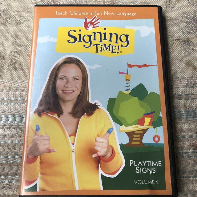 Signing Time Volume 1 Playtime Signs DVD Learning Objectives for sale ...