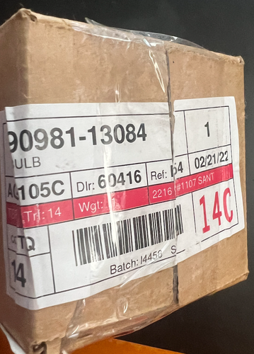 NEW OEM LEXUS HI-BEAM BULB for Headlamp No. 1 P/N 90981-13084 | eBay