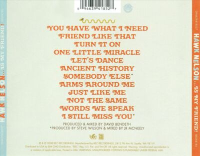 HAWK NELSON - HAWK NELSON IS MY FRIEND NEW CD 94639418527| eBay