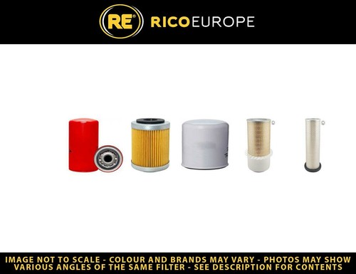 Filter Kit Fits SAMSUNG SE 130 (LC) (w-2) Air Oil Fuel w/Cummins 4BTA3 ...