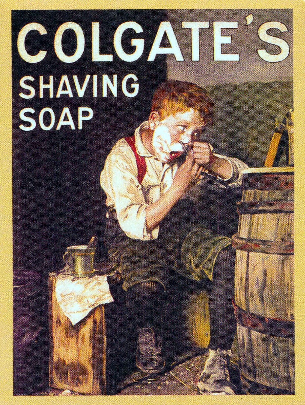 Colgate's Shaving Soap, Retro metal Sign/Plaque Wall vintage / Gift | eBay