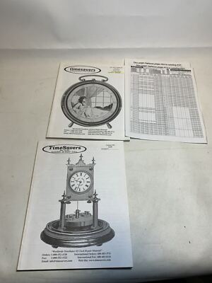 TimeSavers Catalog #30 37 Lot Illustrated Identify Horologist Clock ...