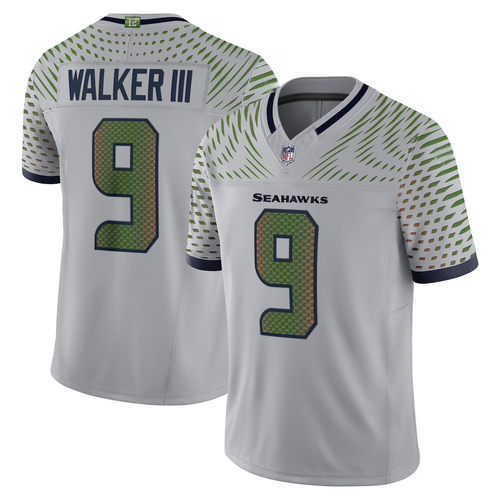 Men's Seahawks Wolf Gray 2025 Rivalries Collection Limited Player ...