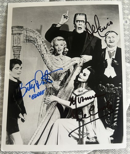 Munsters Cast Signed 8x10 Photo Lewis, Patrick, Decarlo | eBay