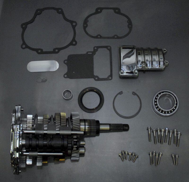 Baker DD7 Direct Polished Door Transmission Repl Gear Set Harley 7 ...