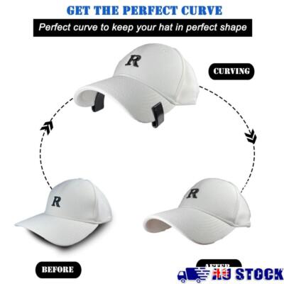 2pcs Black Hat Bill Bender Plastic Cap Curving Band Brim Shaper ...