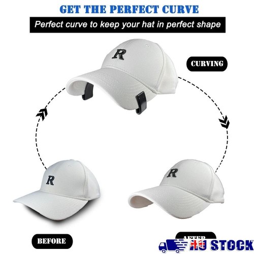 2pcs Black Hat Bill Bender Plastic Cap Curving Band Brim Shaper ...