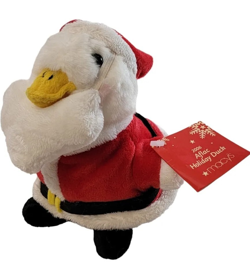 Aflac Holiday Duck Macy's 7" Plush Christmas Lot of 7 *** Read ...