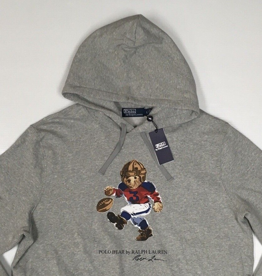 Polo Ralph Lauren #3 Bear Super Bowl Football Pullover Fleece ...