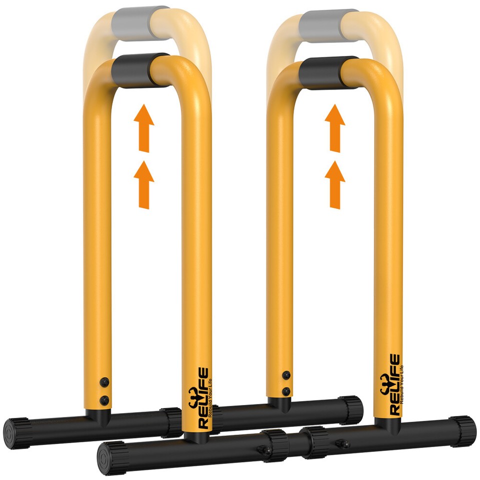 Dip Station Functional Heavy Duty Dip Stand Fitness Pull Up Stand Dip ...