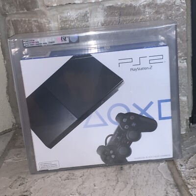 New PS2 PlayStation 2 Slim VGA 75+ Factory Sealed System Console SCPH ...