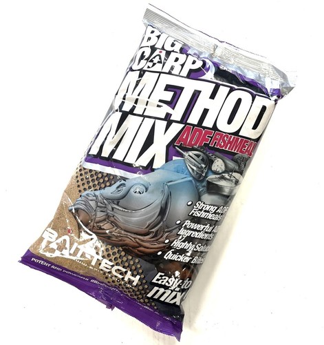 Bait-Tech Big Carp Method Mix ADF Fishmeal 2kg . Top Quality Fishing ...