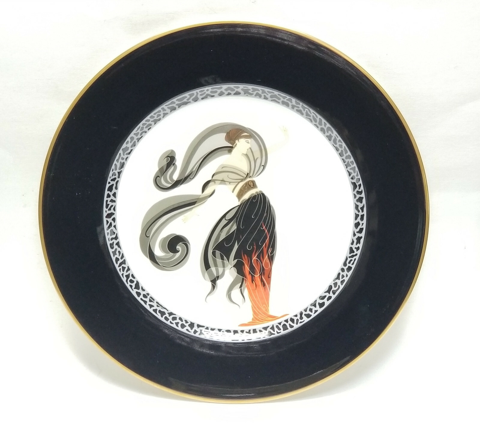 ERTE' ERTE PLATE APPLAUSE A3053 BONE CHINA CHARGER PLATE * JAPAN ~ 12 ...