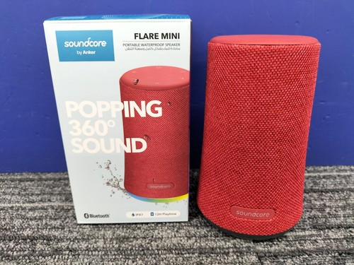 Anker SoundCore Flare Mini Portable Bluetooth Speaker Red Good ...
