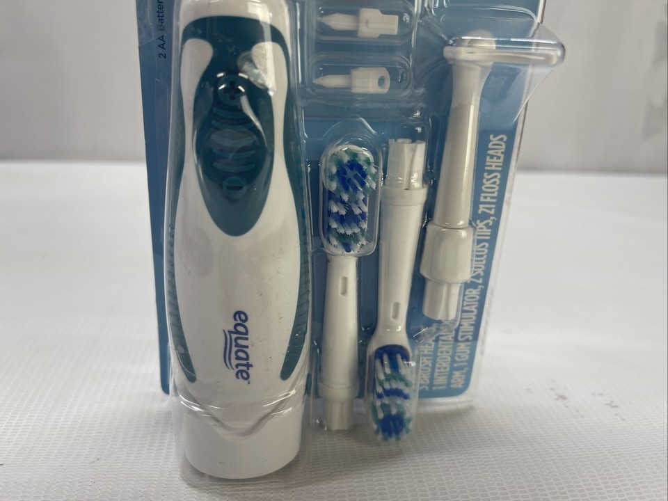 Equate Dual Motion Power Toothbrush Health Oral Care Kit New Package ...