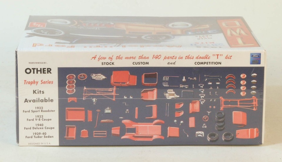 AMT Model Kit 1925 Model "t" Ford Chopped Coupe 3n1 1:25 Scale Sealed ...
