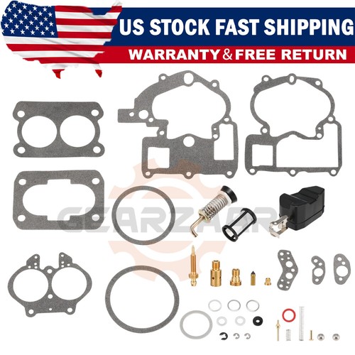 Carburetor Rebuild Kit For Mercruiser Marine 2 Barrel 3302-804844002 3. ...