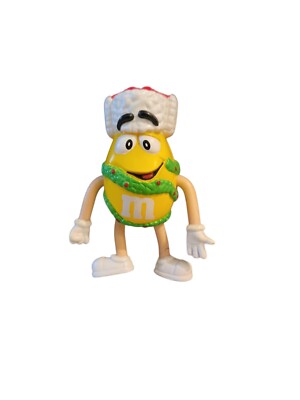 Christmas M&M Yellow Bendable Body Character By Toysite 2004 | eBay