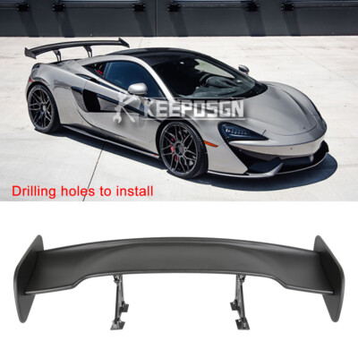 For MCLAREN 570S 570GT Matte 46" High Stand Rear Trunk Spoiler Racing ...