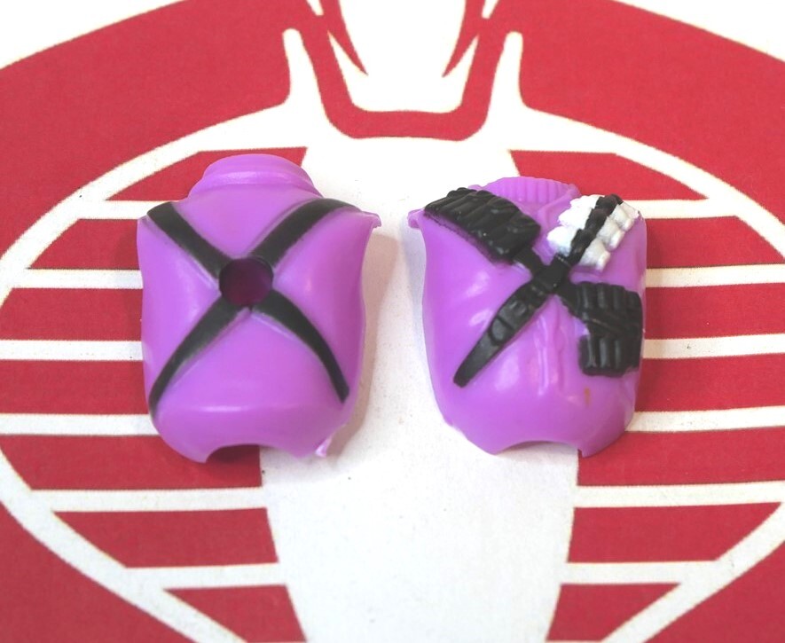 GI Joe Body Part Purple TORSO Troop Builder Firefly Mold 1983 ...