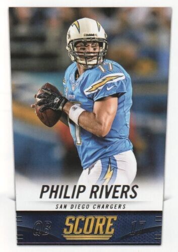 2014 Score Football Card #177 Philip Rivers San Diego Chargers | eBay